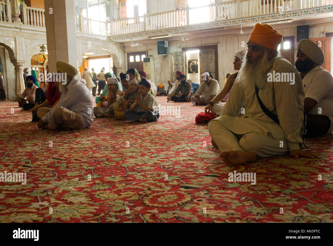Sikhism People Praying