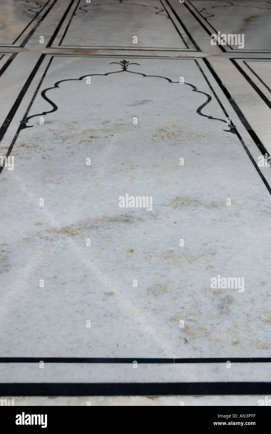 Detail of the floor of the Mosque, Jama Masjid in Delhi Stock Photo - Alamy