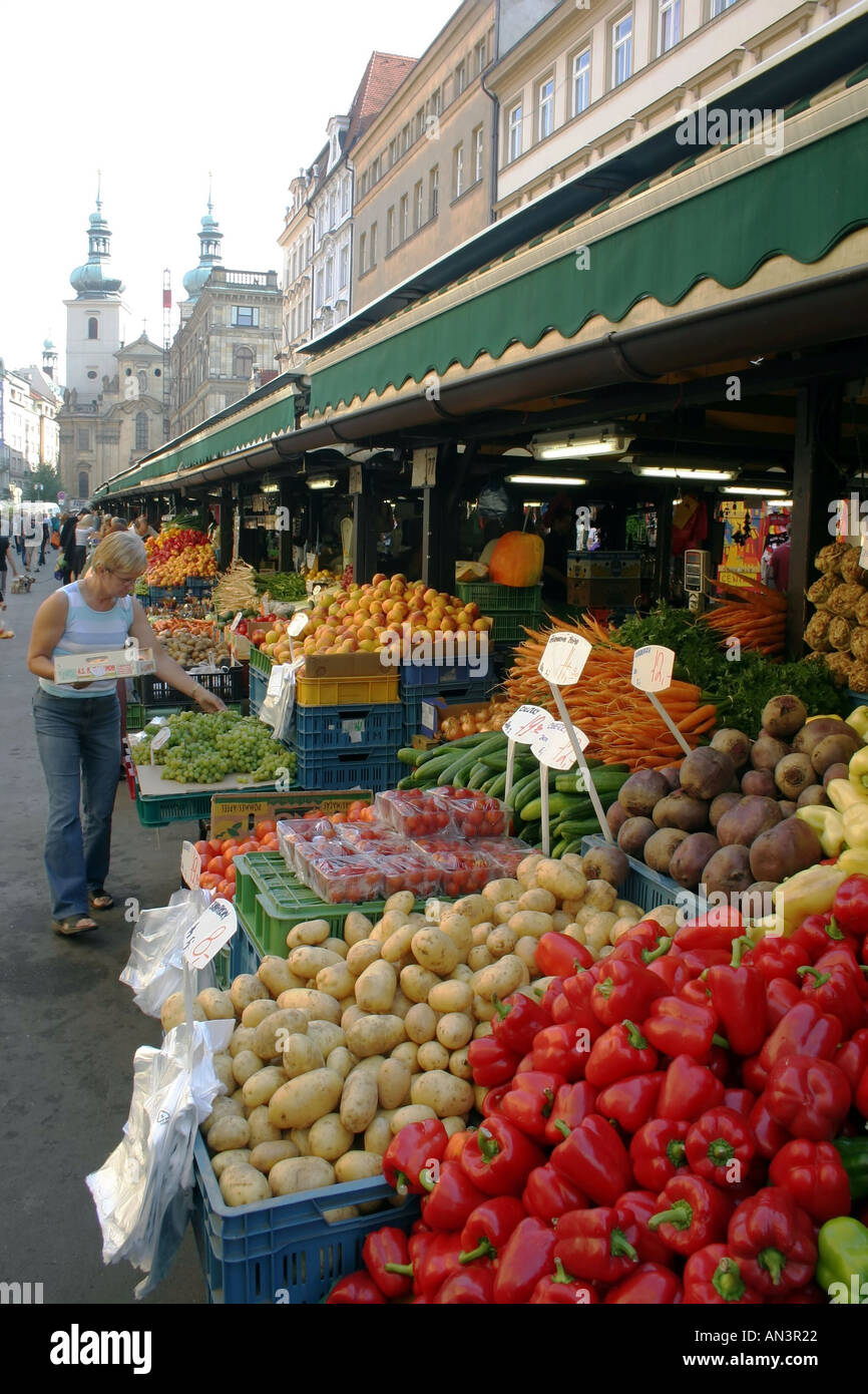 Havelska market in Prague, Czech Republic Stock Photo - Alamy