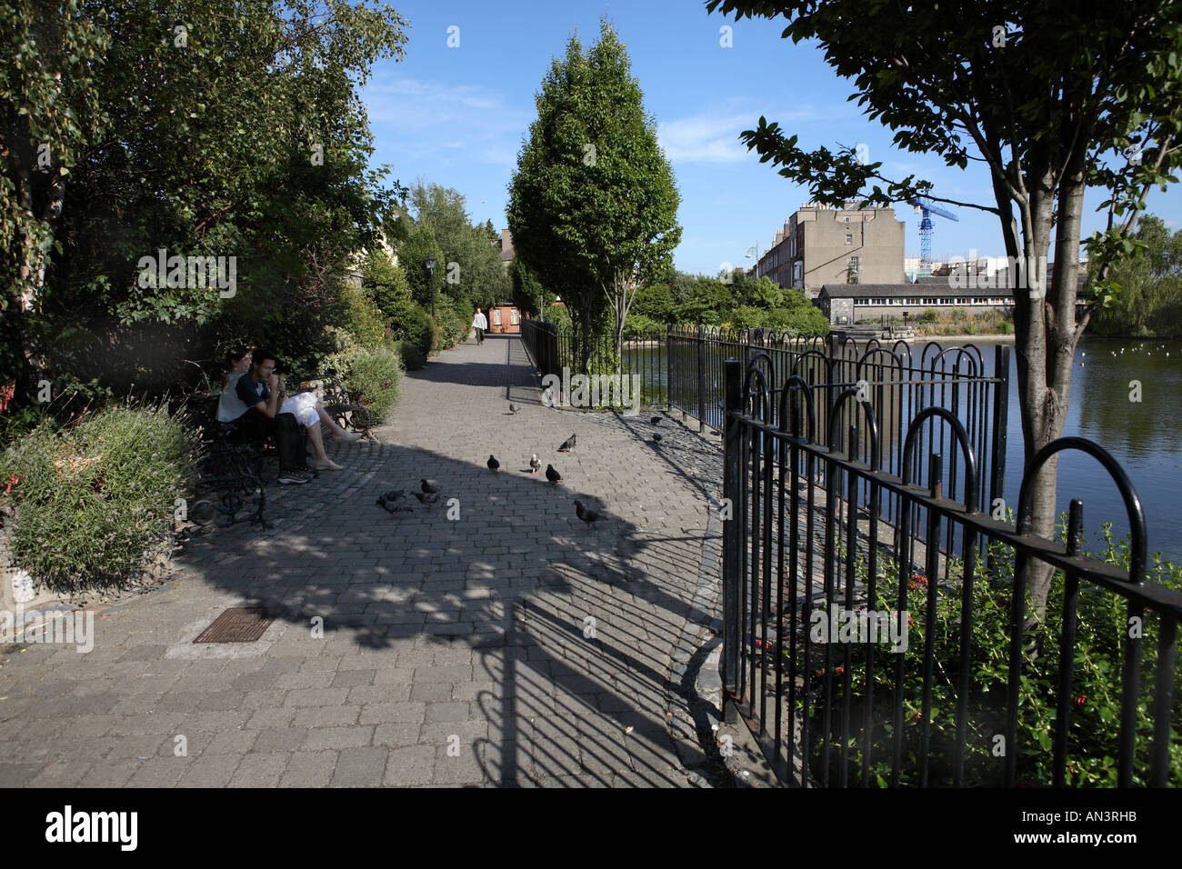 Blessington Street Basin, Dublin Stock Photo - Alamy