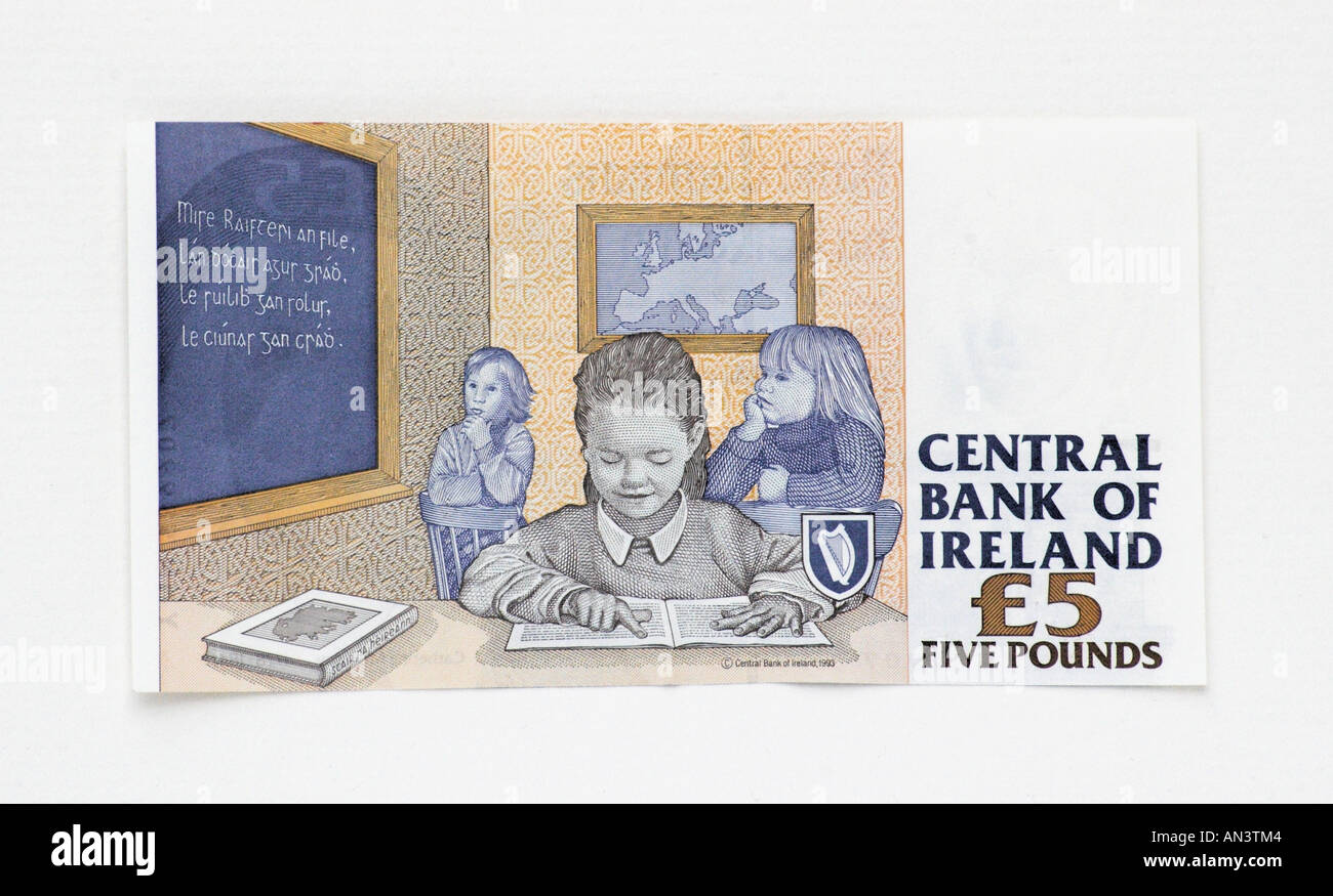 Irish bank note hi-res stock photography and images - Alamy