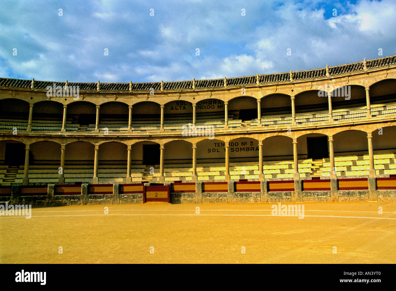 The Arena / Plaza de Toros in Ronda, Spain, Europe Stock Photo - Alamy
