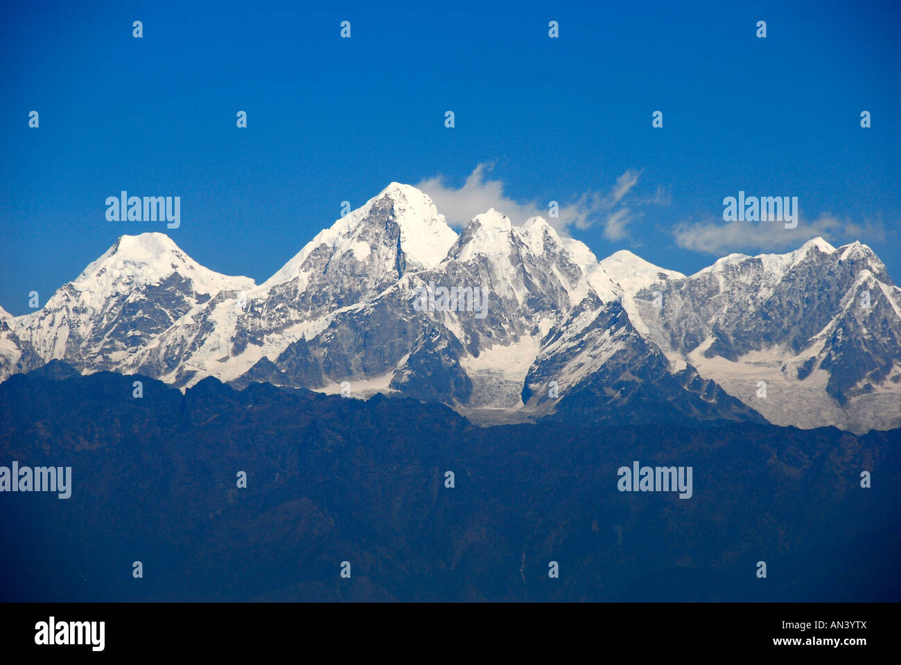Himalayan mountain range Stock Photo - Alamy
