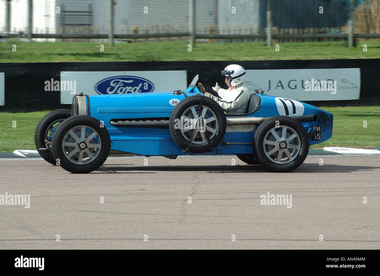 Bugatti Type 54 1931 Racing at Goodwood Sussex England UK Stock Photo ...