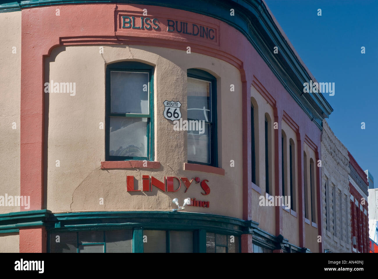Bliss Building on Central Avenue Route 66 in Downtown Albuquerque New ...