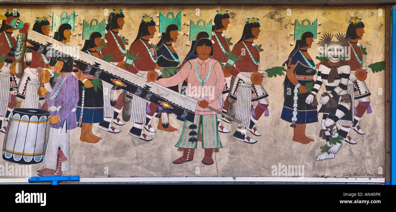 Corn dance navajo painting indian hi-res stock photography and images ...