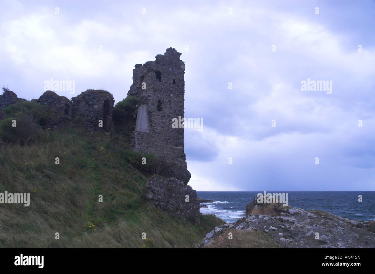 Dunure Castle Ayrshire Scotland UK Stock Photo - Alamy