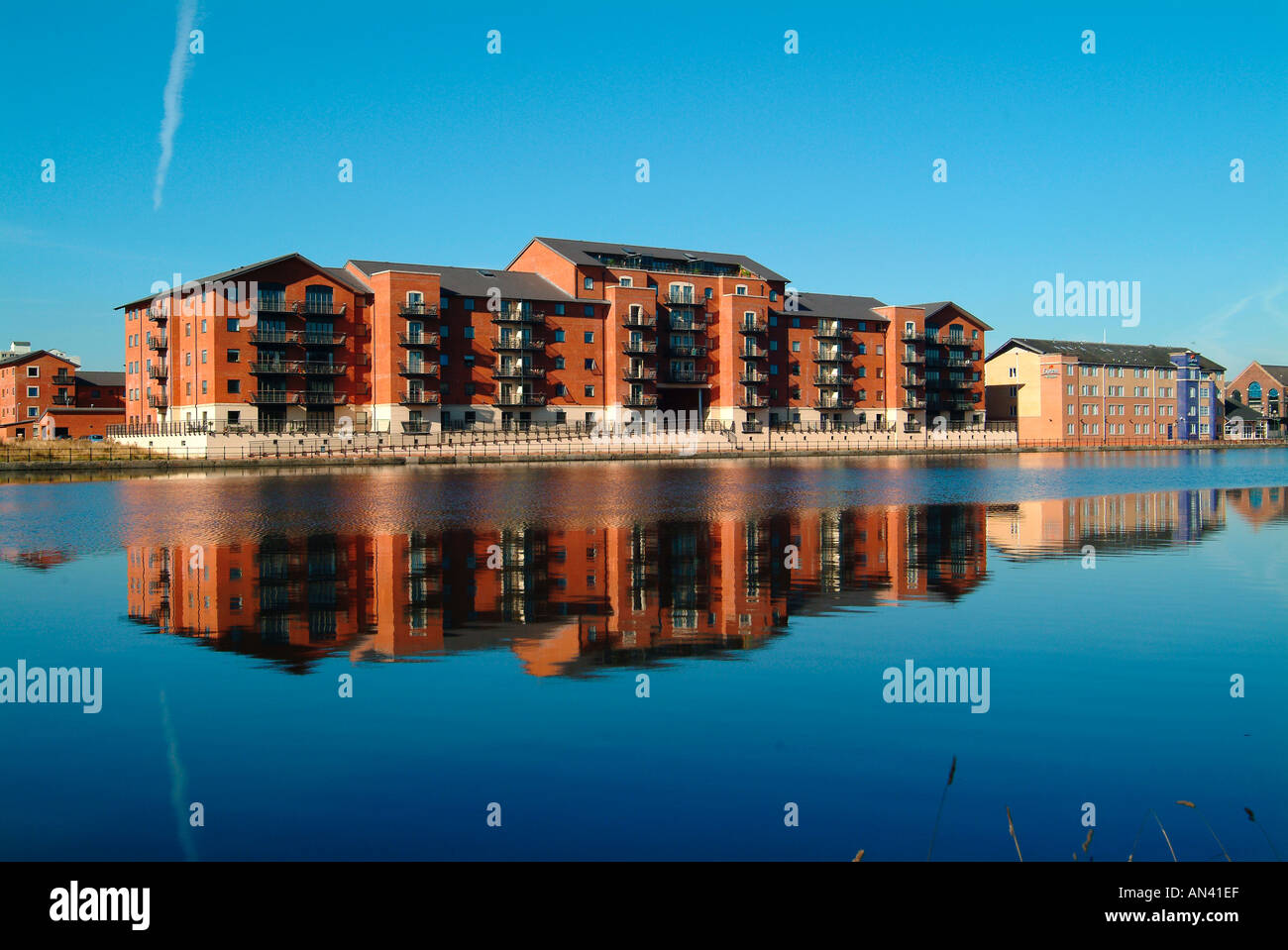 Housing Bute East Dock Cardiff Bay Cardiff South Glamorgan Wales UK AH ...