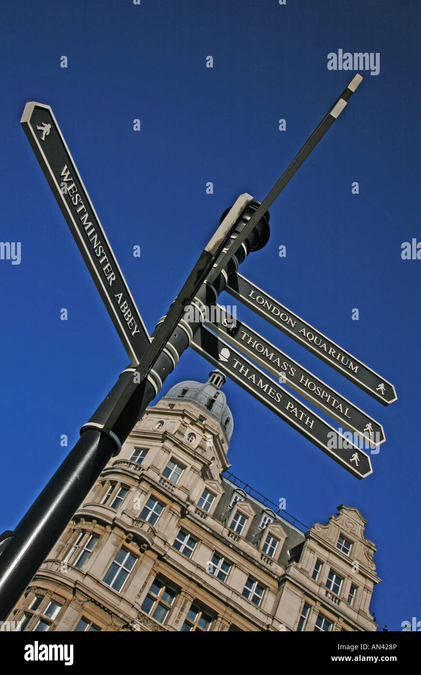 street signs history sights london blue sky england tourism tourist ...