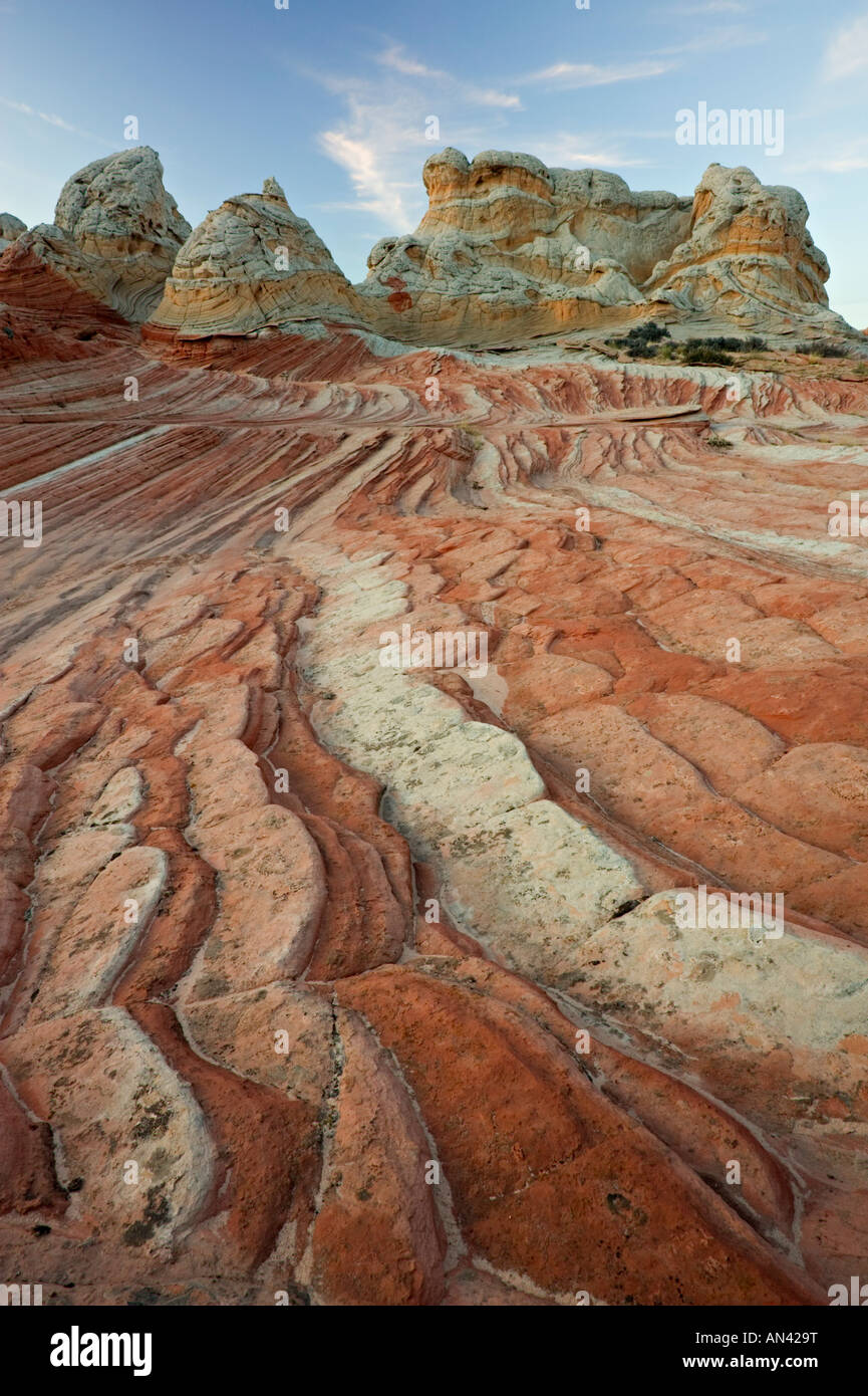 Amazing sandstone structures at White pocket Stock Photo - Alamy