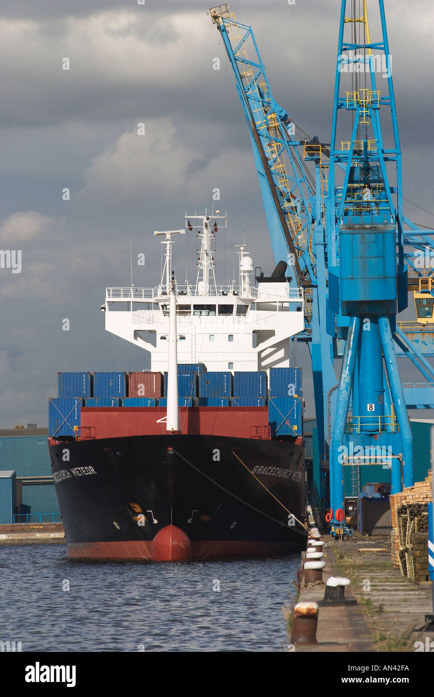 Ship Cardiff Docks Cardiff Bay Cardiff South Glamorgan Wales UK JP ...