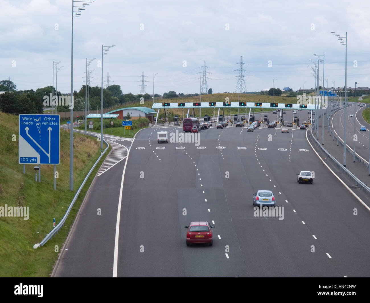 Burntwood Staffordshire West Midlands England UK August M6 TOLL ...