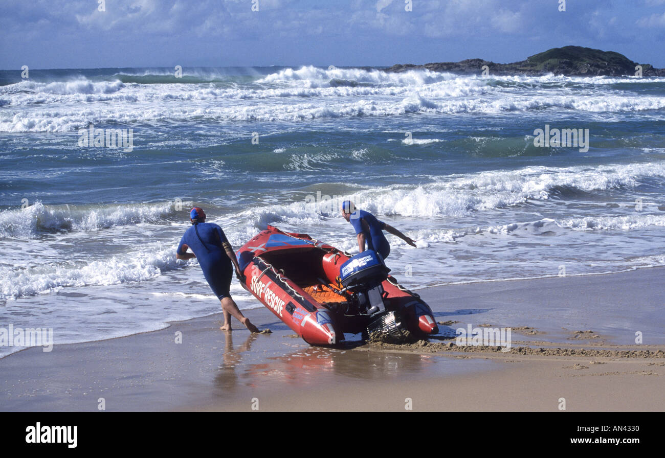 Surf Rescue Boat Stock Photo - Alamy