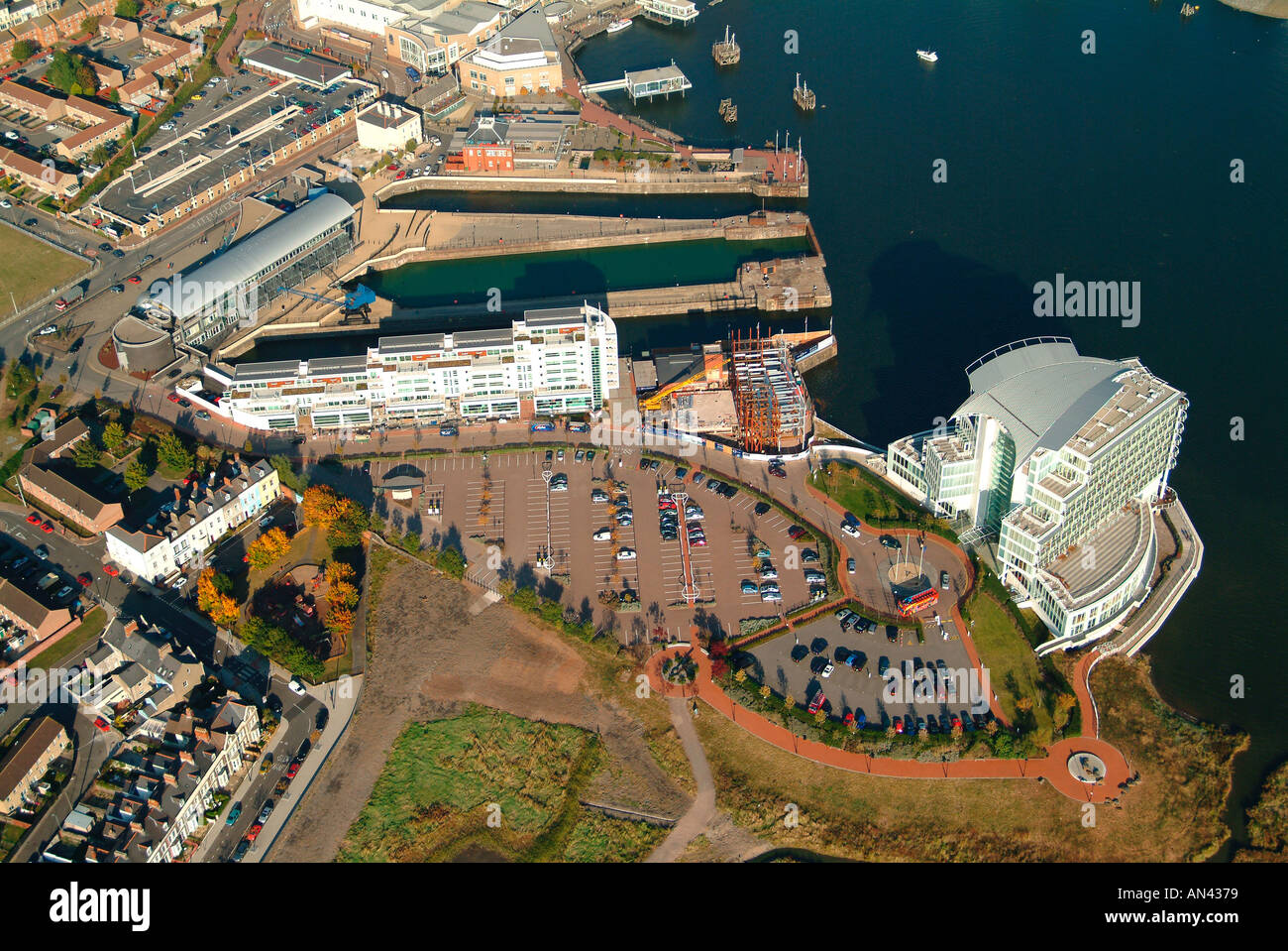 Aerial St David s Hotel Cardiff Bay Cardiff South Glamorgan Wales UK ...