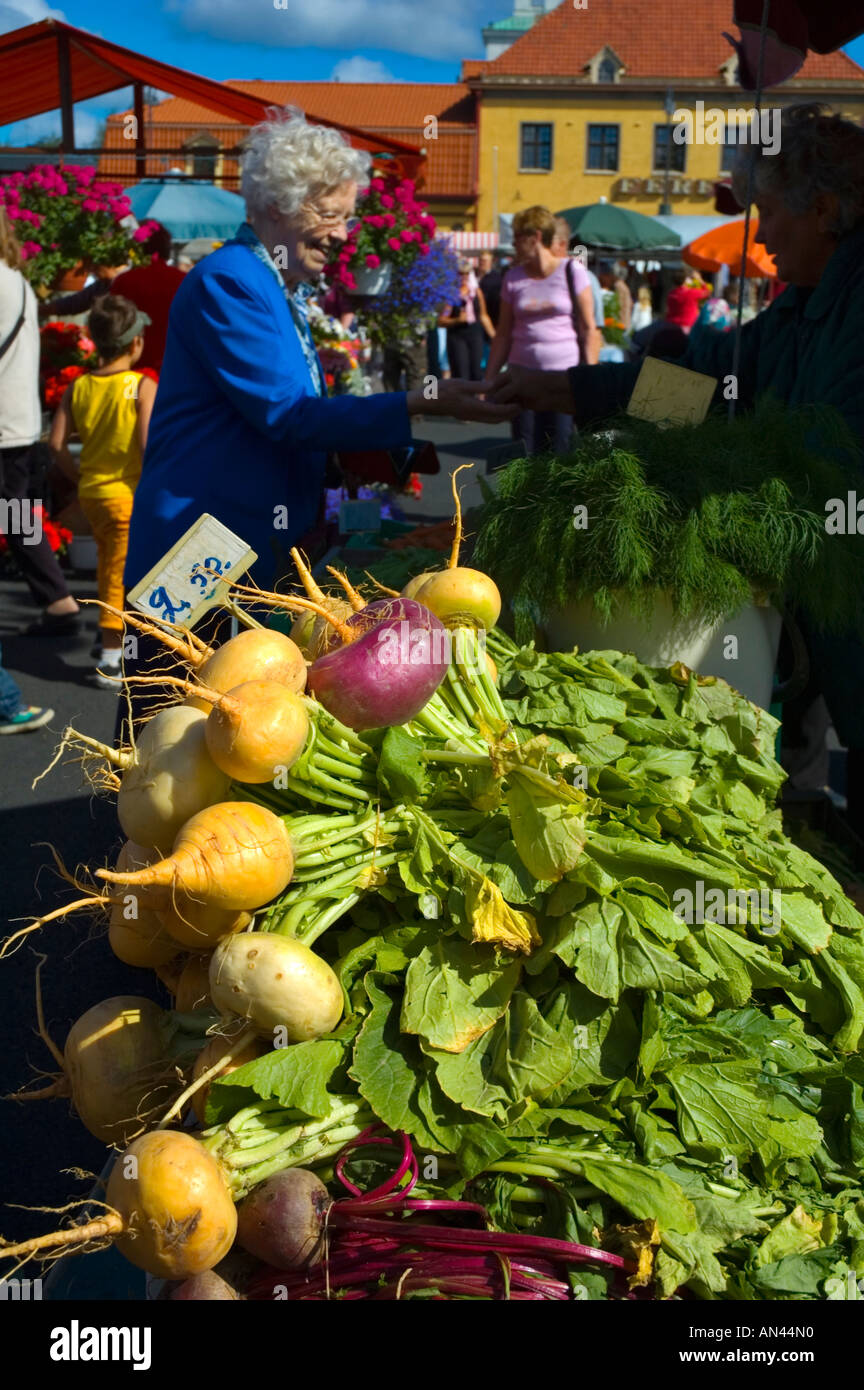 Root vegetables at a market Stock Photo - Alamy
