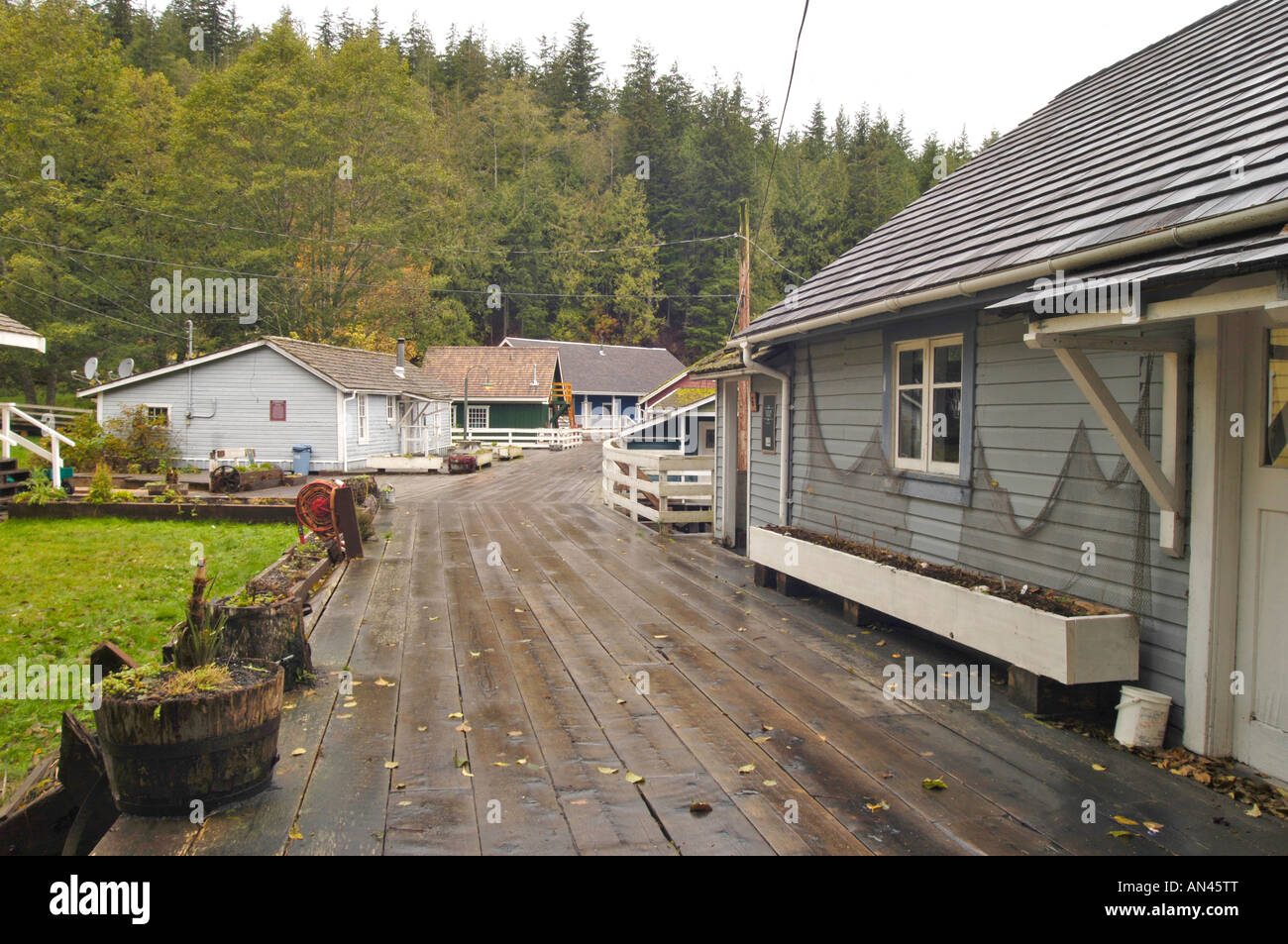 Telegraph Cove Vancouver Island BC British Columbia Canada Stock Photo ...