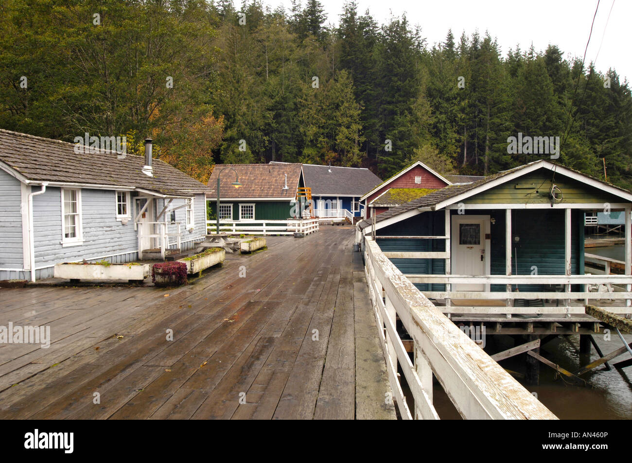 Telegraph Cove Vancouver Island BC British Columbia Canada Stock Photo ...