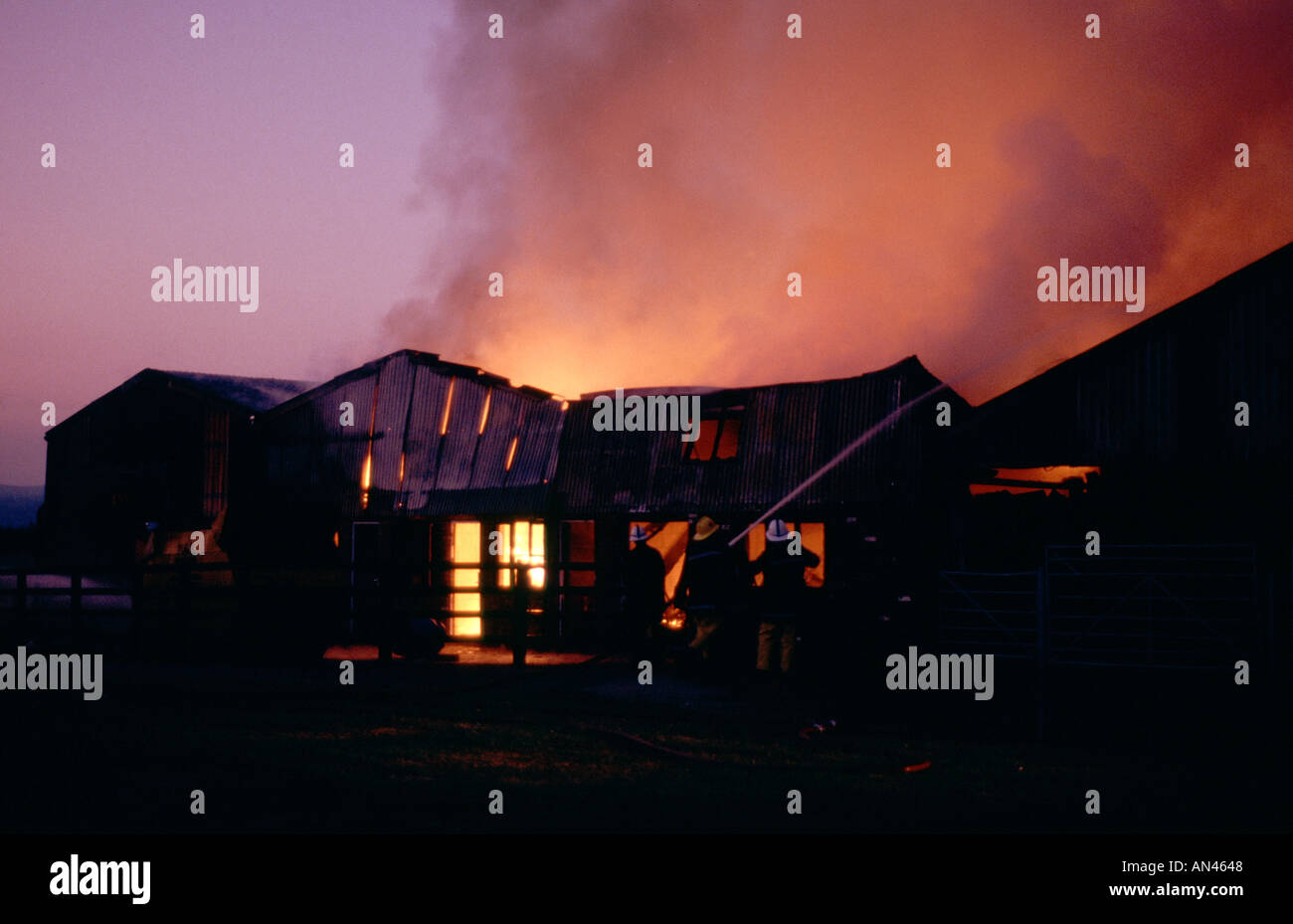 DOMESTIC FIRE GLOUCESTERSHIRE ENGLAND UK Stock Photo - Alamy