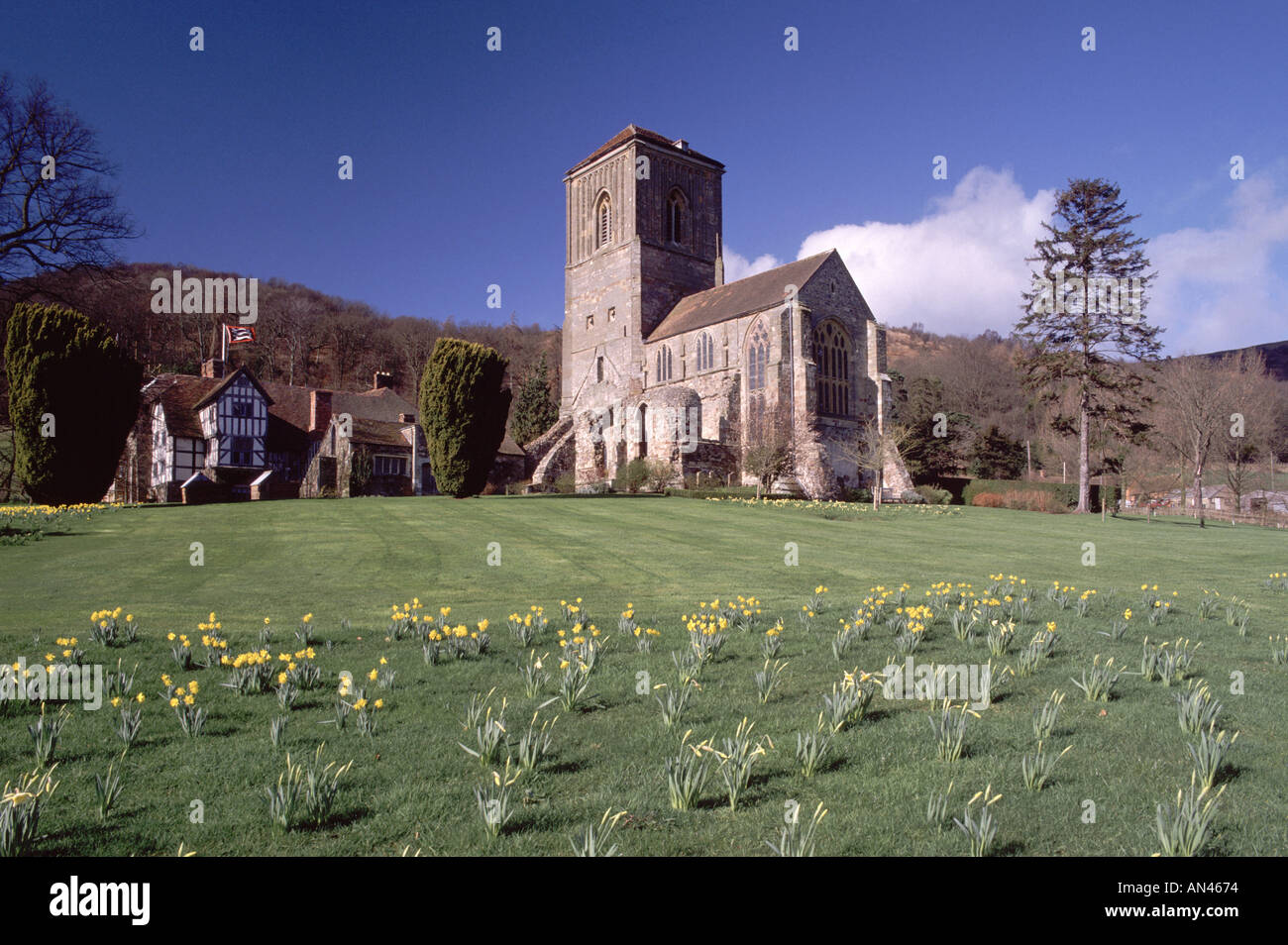 LITTLE MALVERN PRIORY WORCESTERSHIRE ENGLAND UK Stock Photo - Alamy