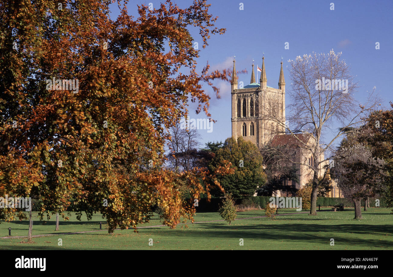 PERSHORE ABBEY WORCESTERSHIRE ENGLAND UK Stock Photo - Alamy