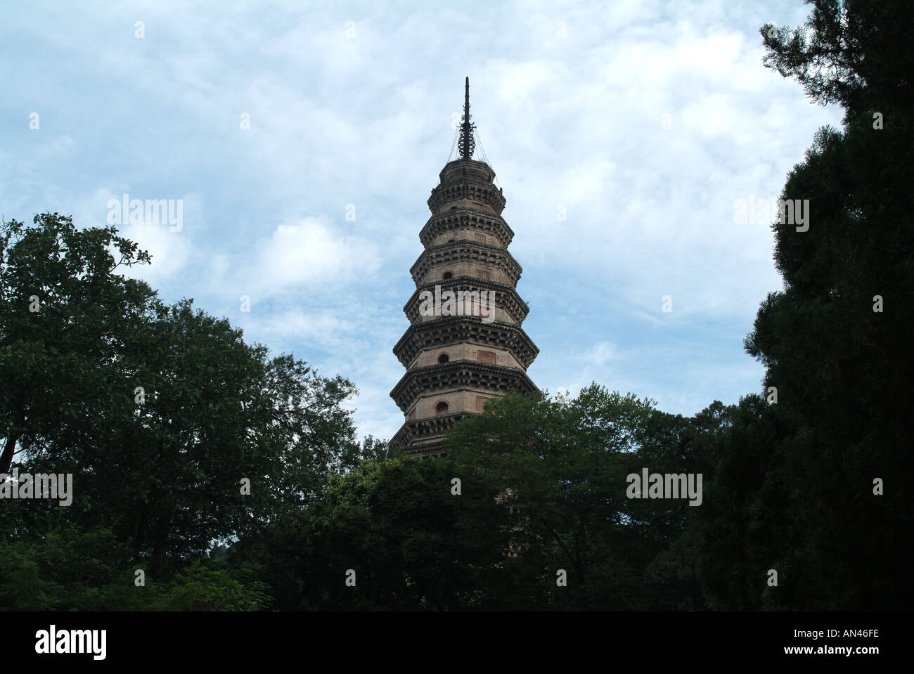 The buddhist temple named Ling Yan Temple in China Stock Photo - Alamy