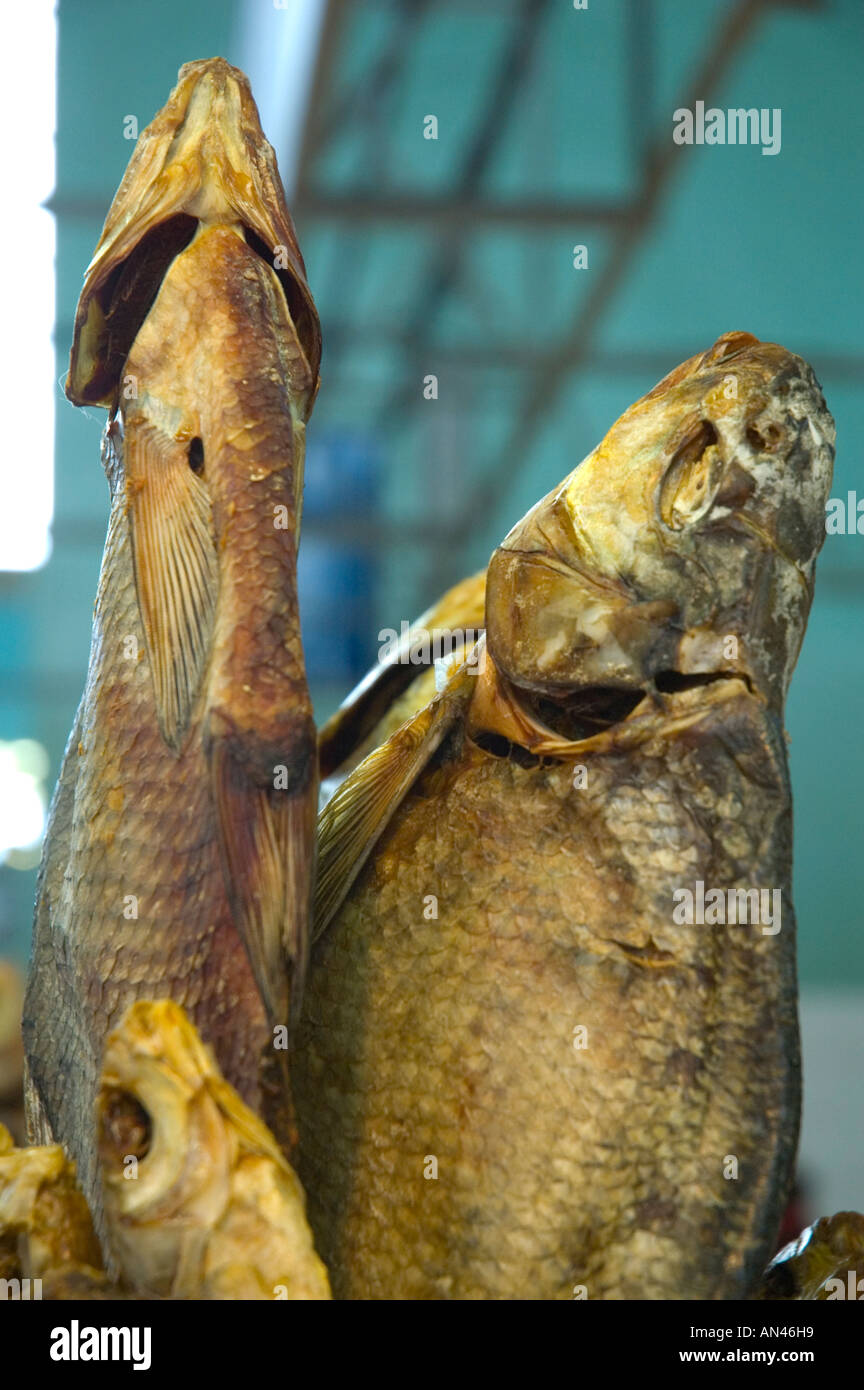 Dried fish at a market Stock Photo - Alamy