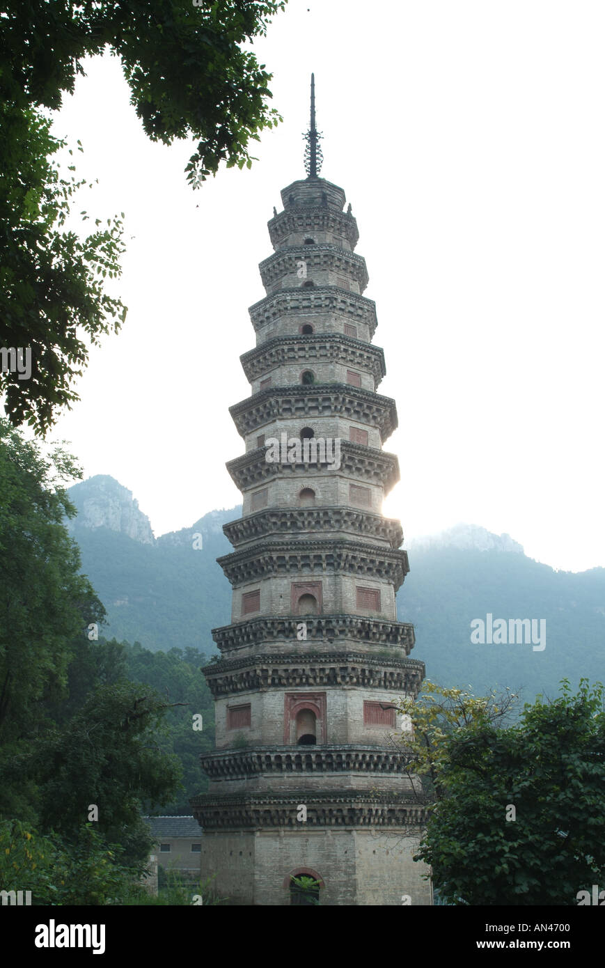 The buddhist temple named Ling Yan Temple in China Stock Photo - Alamy