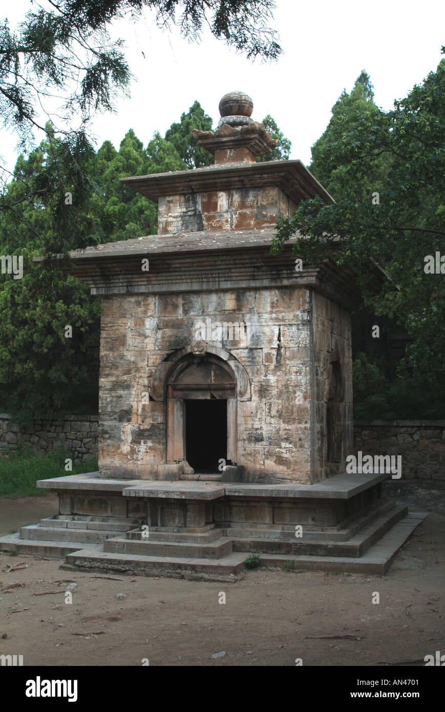 The buddhist temple named Ling Yan Temple in China Stock Photo - Alamy