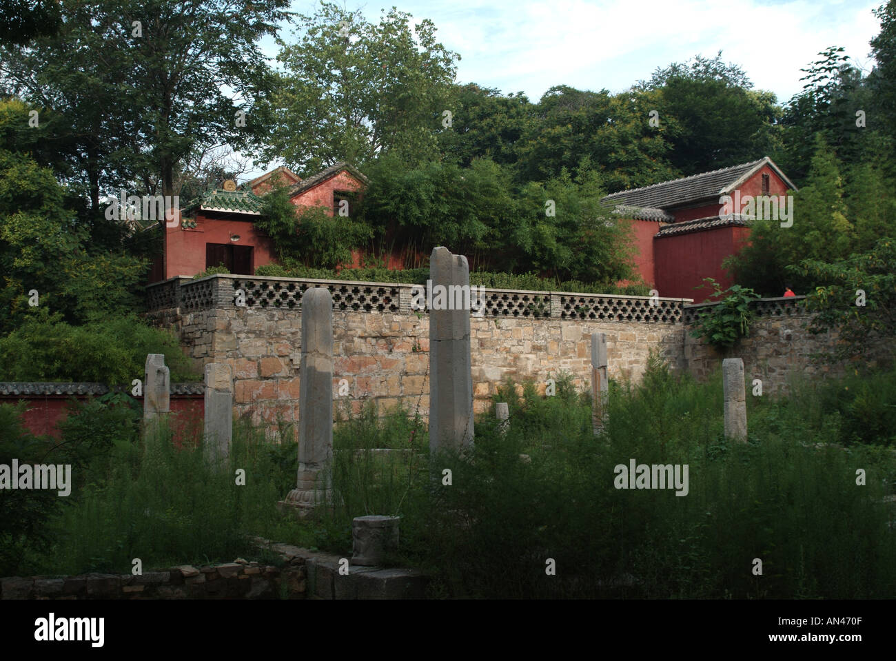 The buddhist temple named Ling Yan Temple in China Stock Photo - Alamy