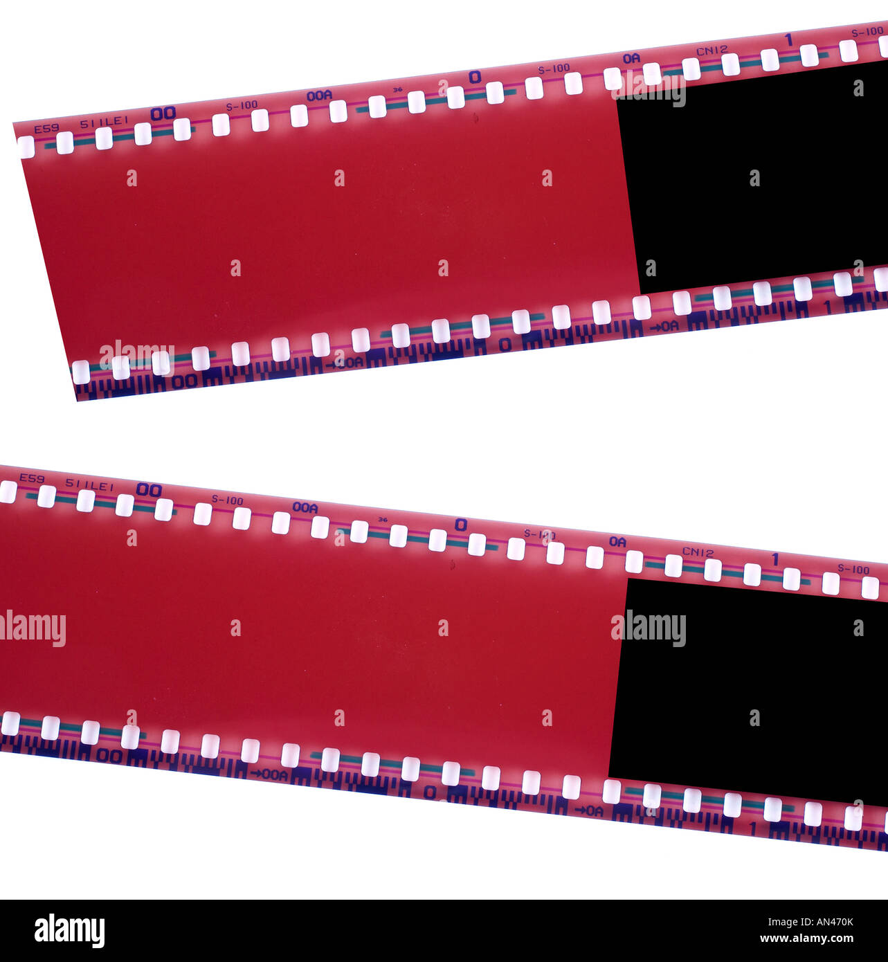 Film strip on white background Stock Photo - Alamy