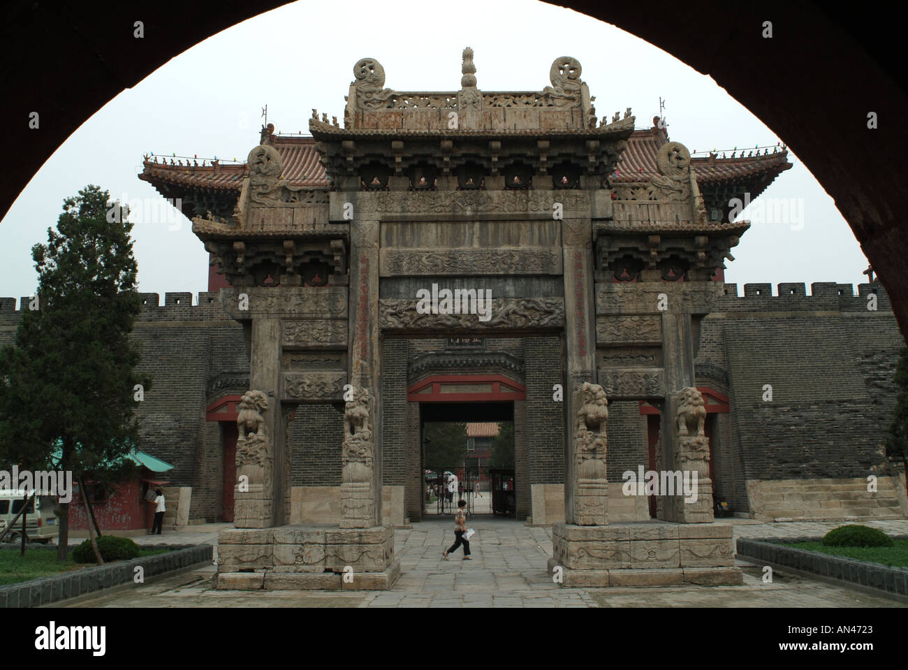 Temple of Dai in China World Cultural and Natural Heritage Stock Photo ...