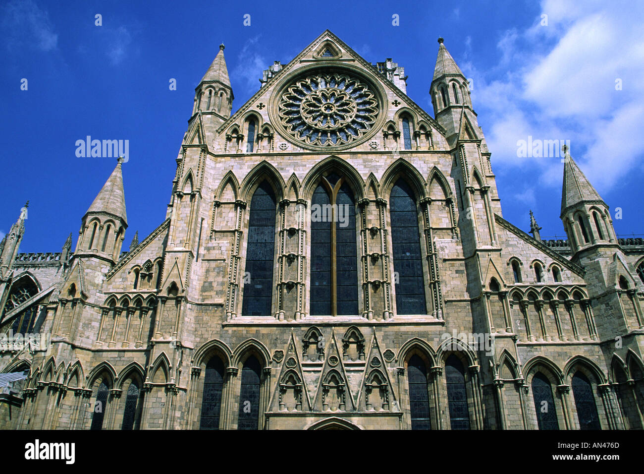 Rose Window above the south entrance to at York Minster York North ...
