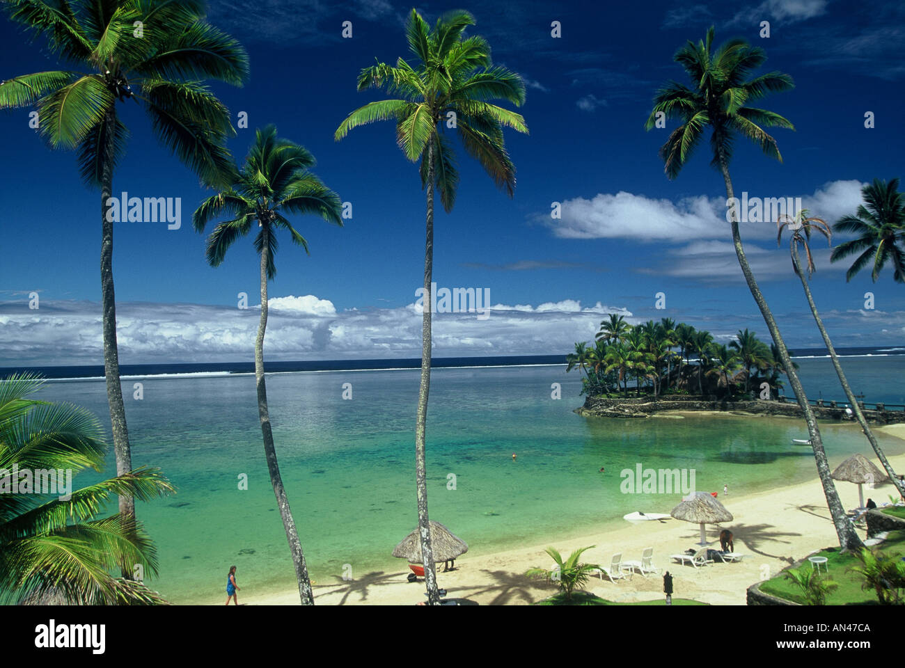 The Warwick Fiji Resort Coral Coast Fiji Stock Photo - Alamy