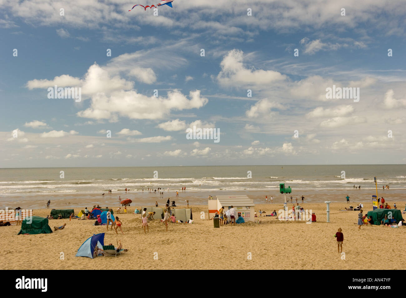 Belgium de haan beach resort hi-res stock photography and images - Alamy
