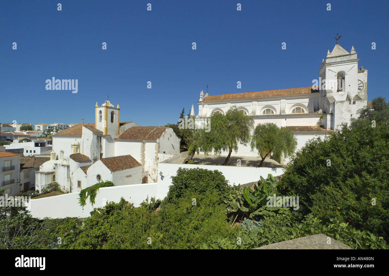 The Algarve, View From The Castle To Two Churches, Igreja Matriz ...