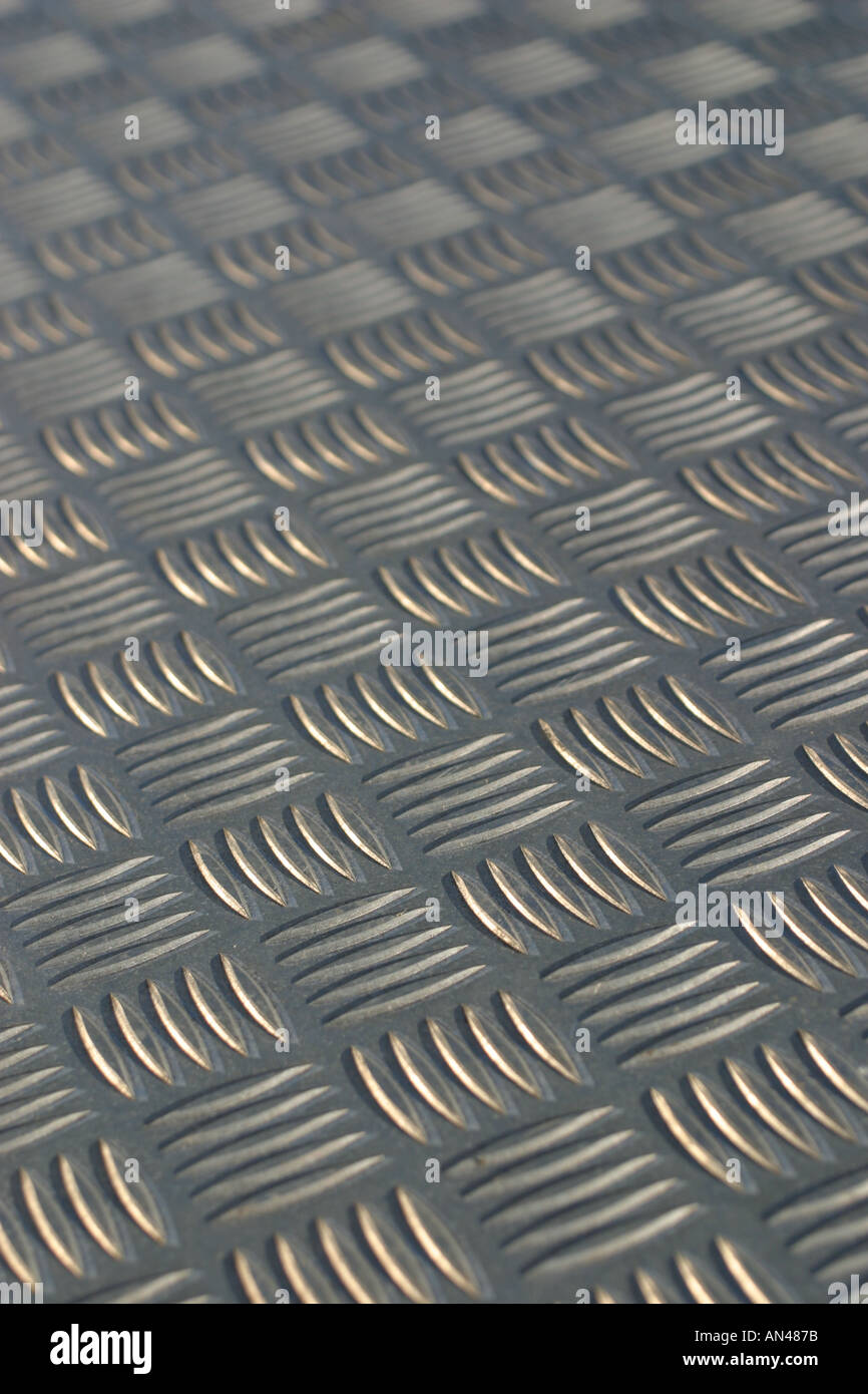 Stainless steel diamond plate Stock Photo - Alamy