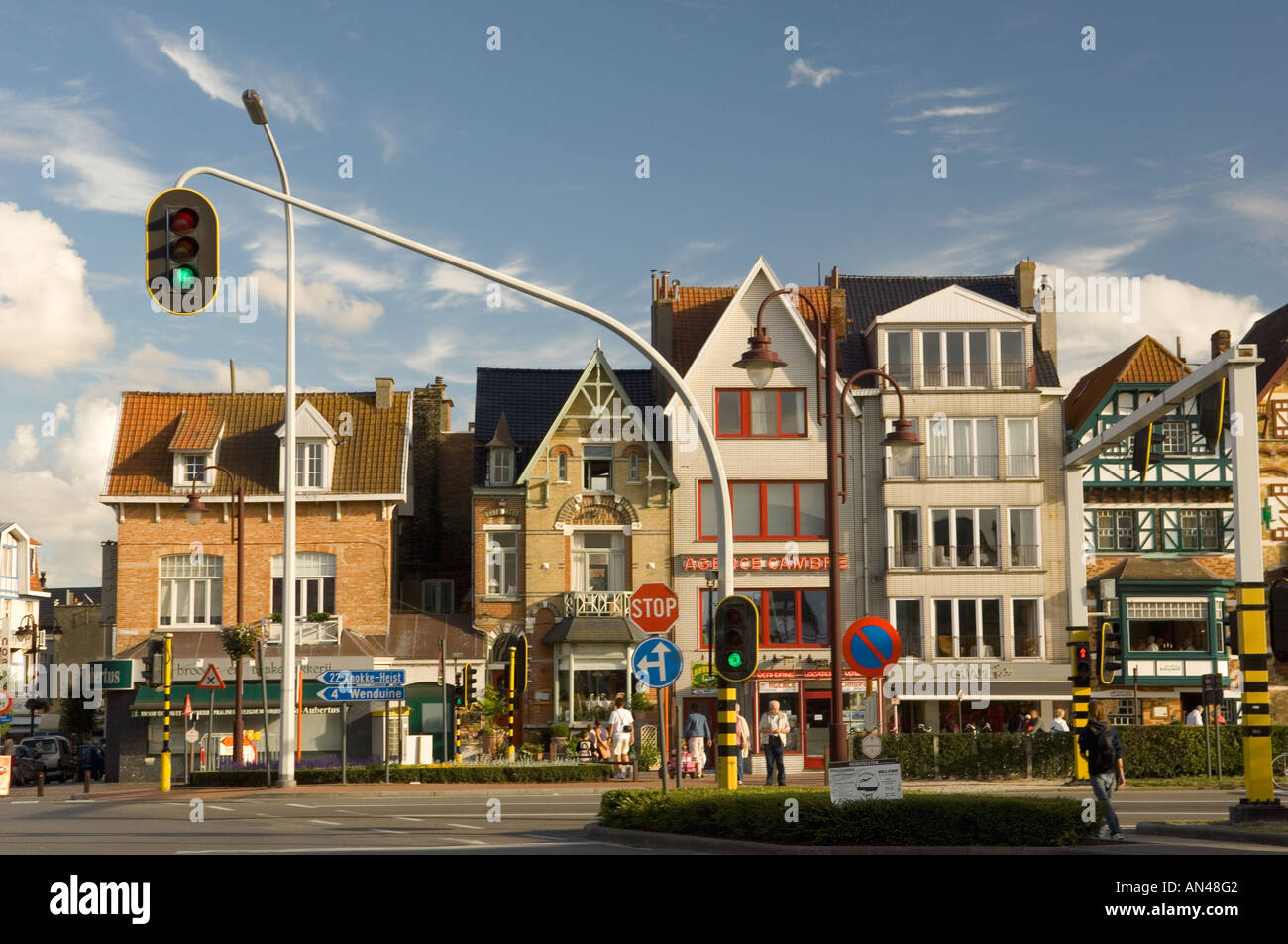 Belgium de haan beach resort hi-res stock photography and images - Alamy