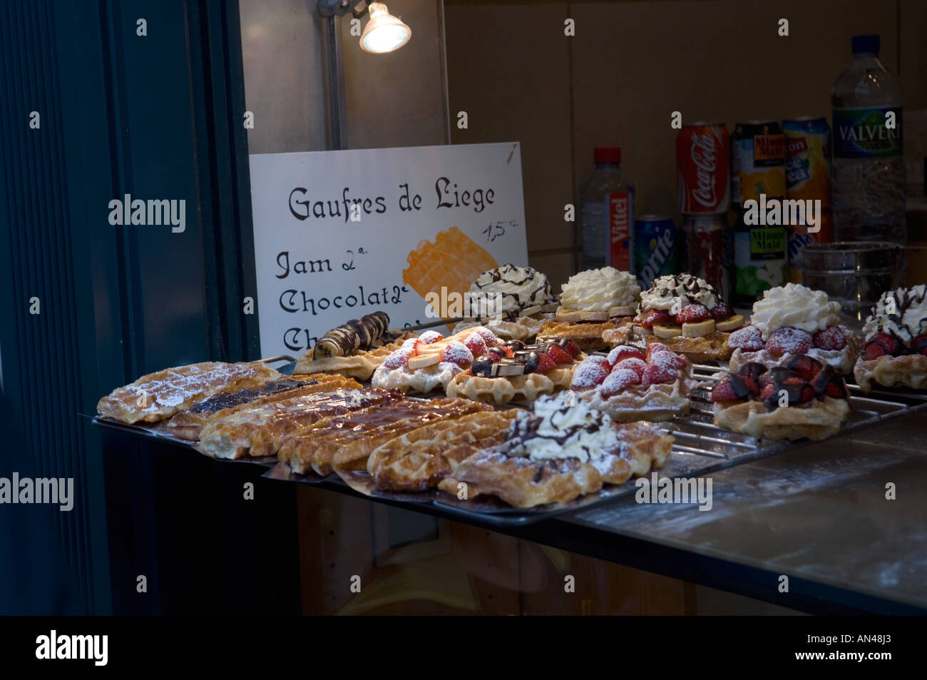 Gaufres de bruxelles brussels hi-res stock photography and images - Alamy