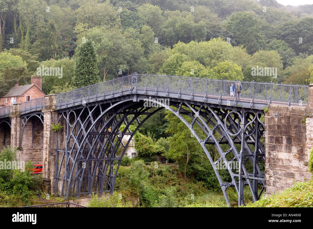 The Ironbridge at Coalbrookdale Talford Shropshire Stock Photo - Alamy