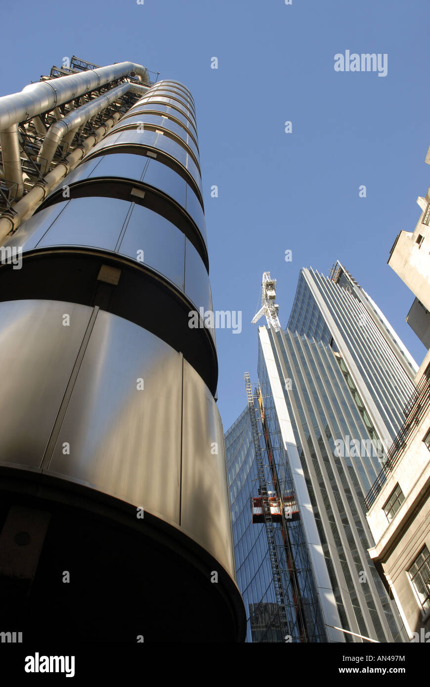 The Lloyds Of London Insurance Building In Lime Street & The Willis ...