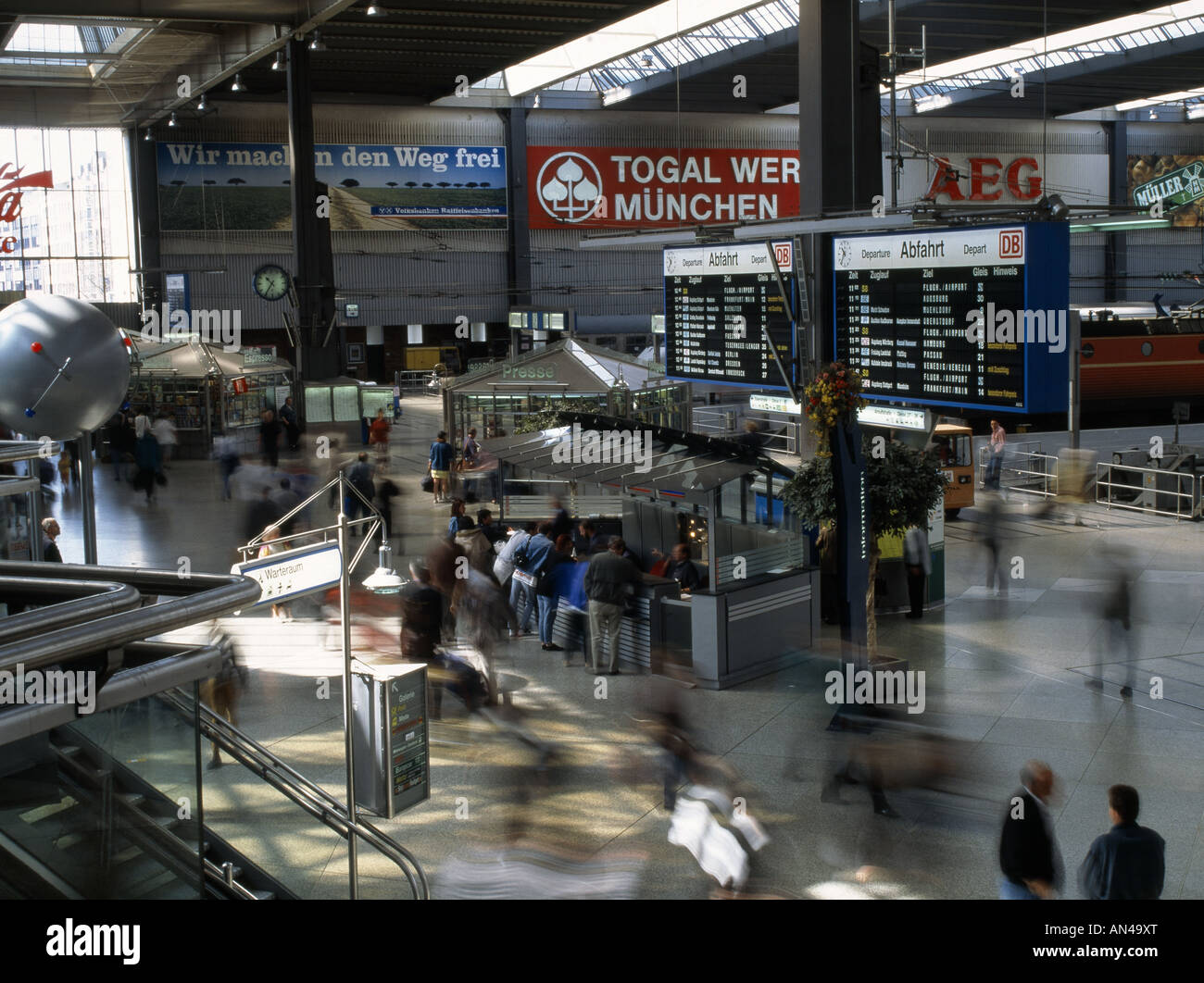 Munich Train Station Stock Photo - Alamy