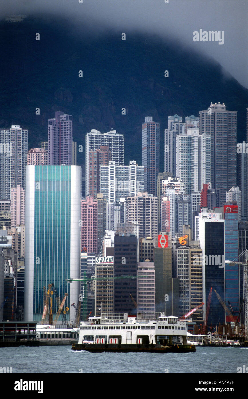 1996 Hong Kong Peoples Republic of China Hong Kong Island seen from ...