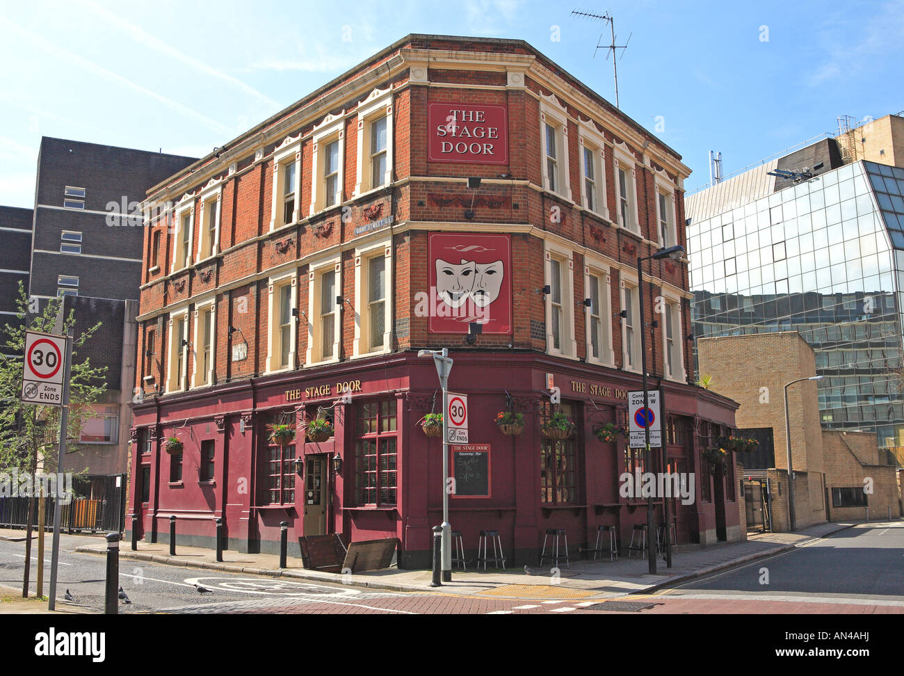 Stage Door, Behind The Old Vic, The Cut, Waterloo Stock Photo - Alamy