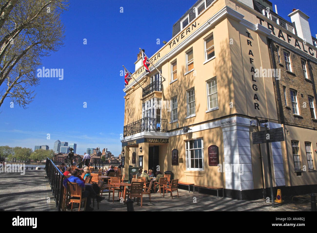 Trafalgar Tavern, Greenwich Stock Photo - Alamy