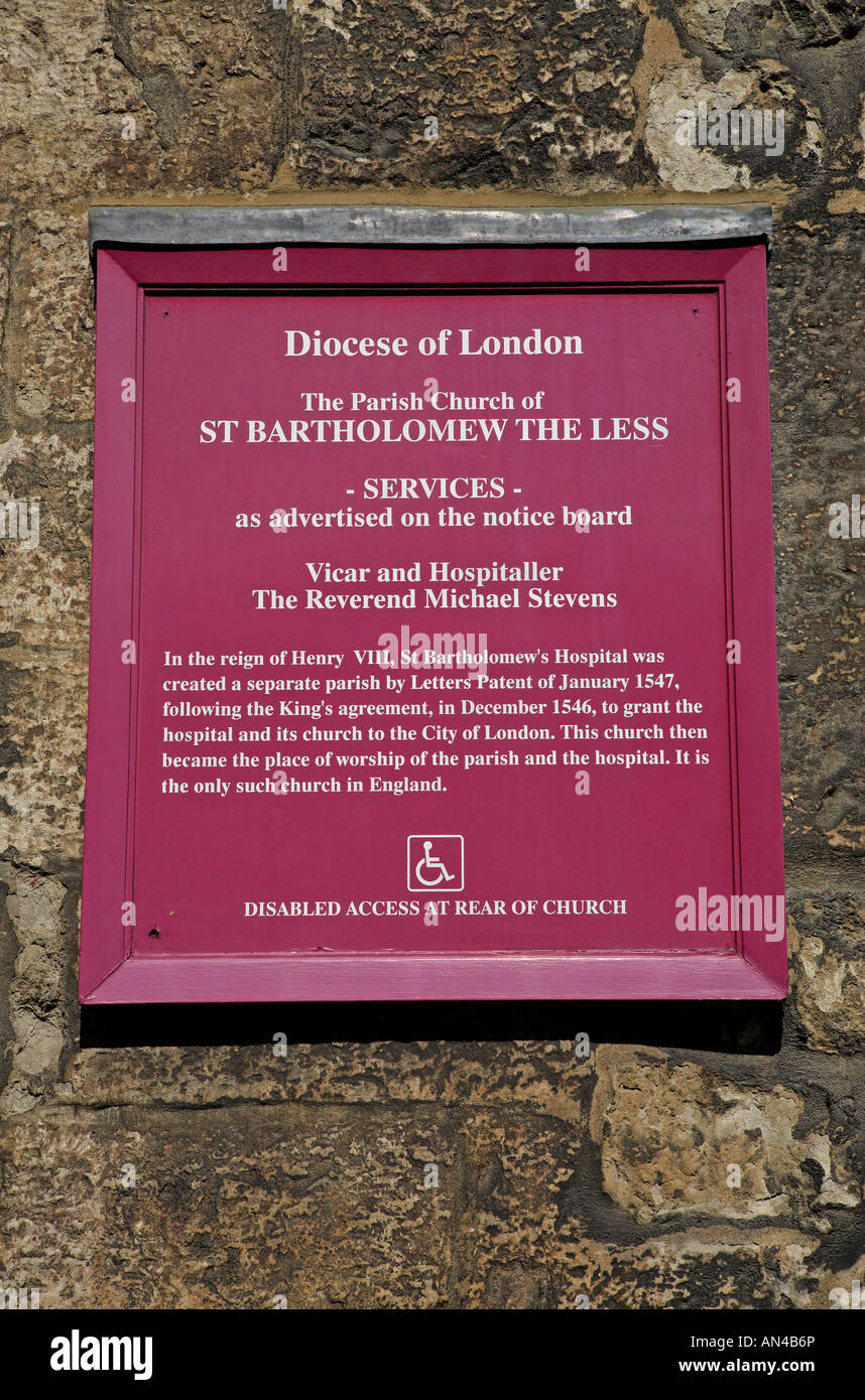 St barts the less london hi-res stock photography and images - Alamy
