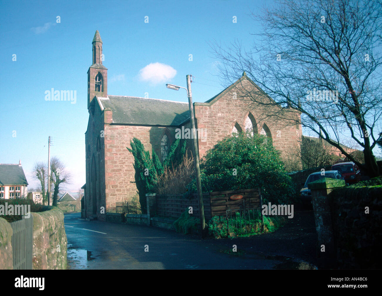 Scottish Episcopal Church in Muthill Perthshire Scotland bell tower ...