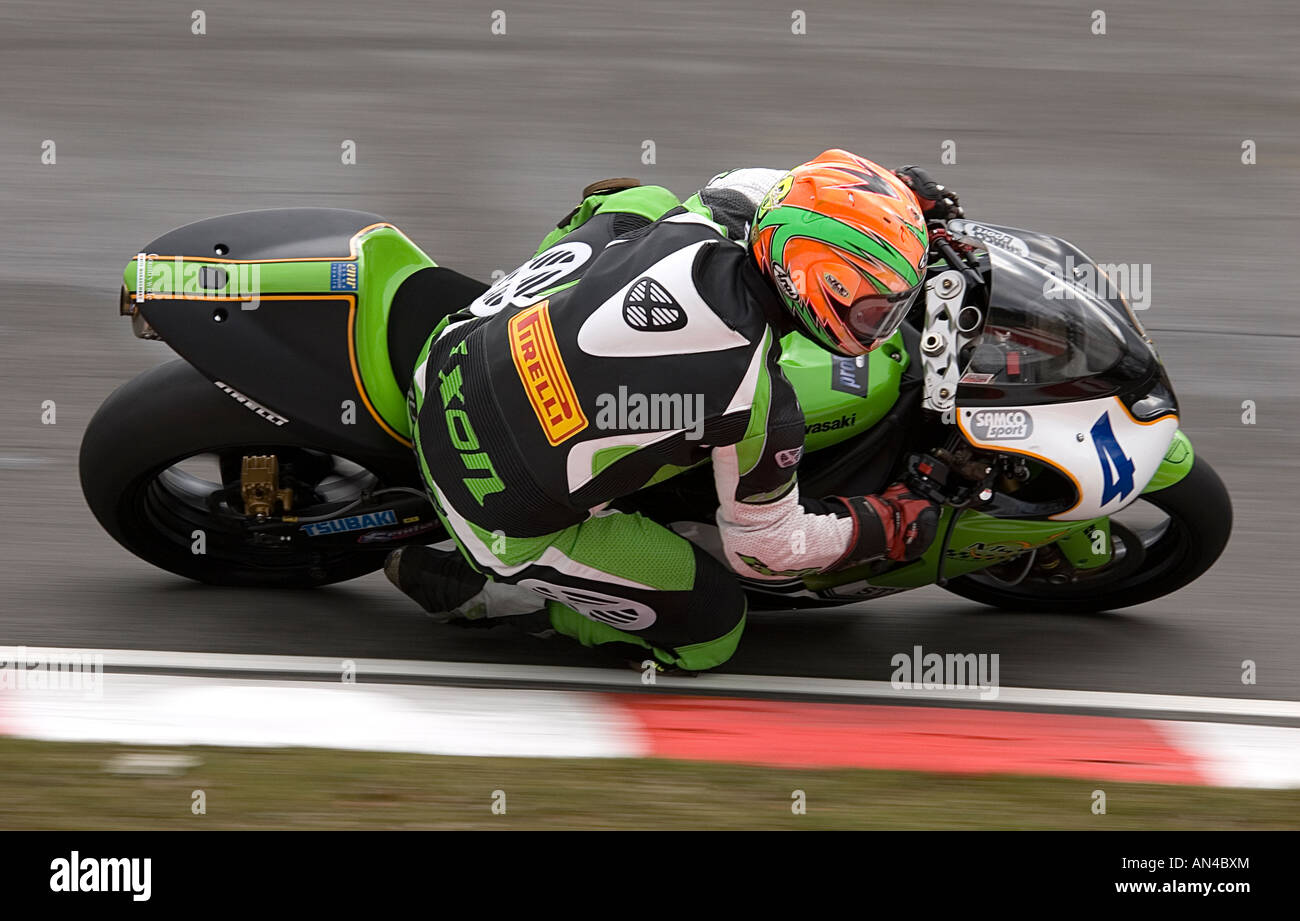 Kieran Murphy British Supersport Racer at Brands Hatch 2006 Stock Photo ...