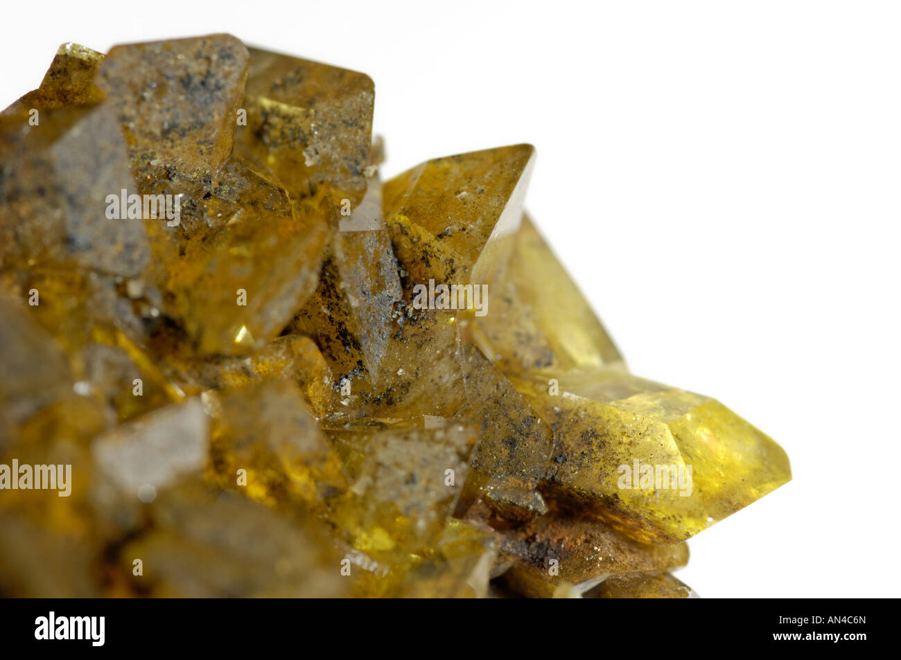 Mineral specimen, Anglesita, Puit IX, Touissit, Oujda, Morocco Stock ...