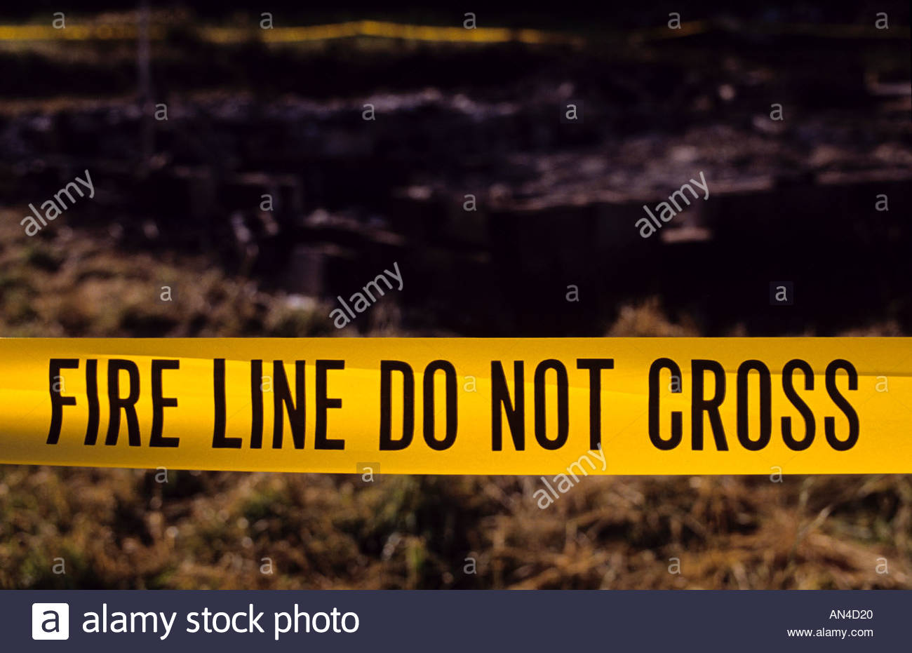 Fire Scene Tape Stock Photos & Fire Scene Tape Stock Images - Alamy
