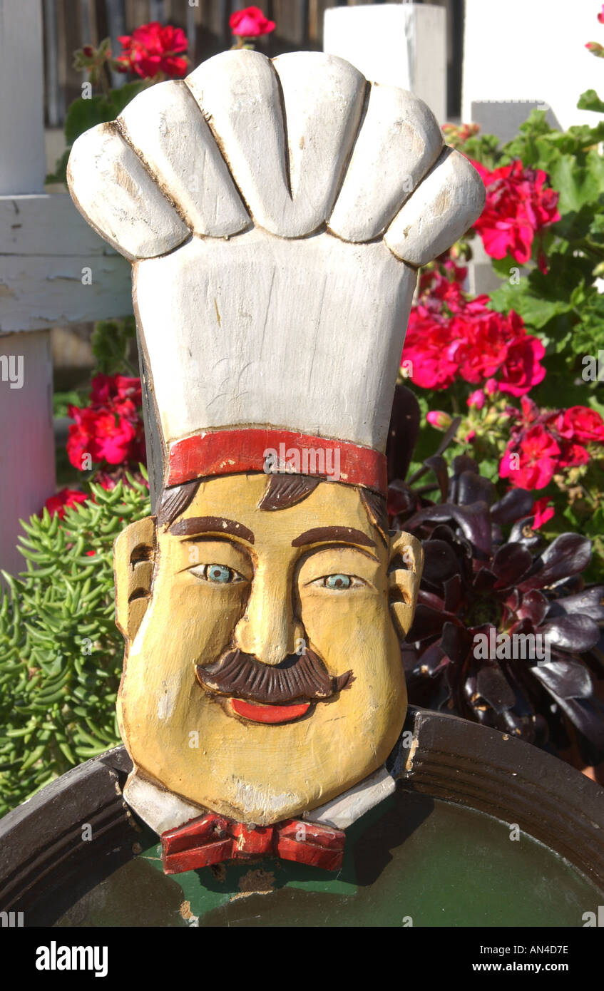 Chef sign San Diego Old Town Restaurant Stock Photo - Alamy